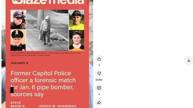 Jan 6 Pipe Bomber Identified as Former Capitol Police Officer Now CIA ...