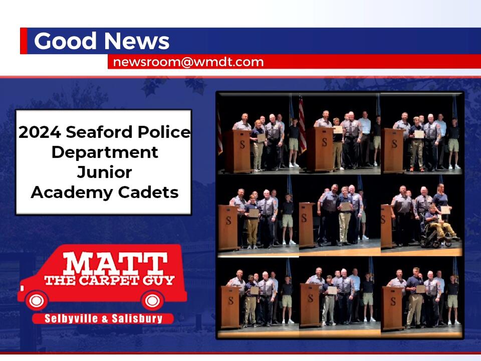 Seaford PD Junior Academy Cadets graduate