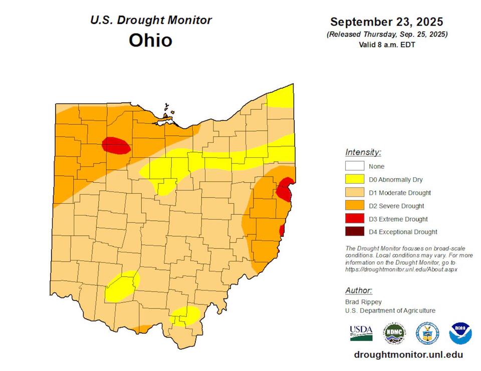 Drought conditions worsen across NE Ohio as ‘severe drought’ enters ...