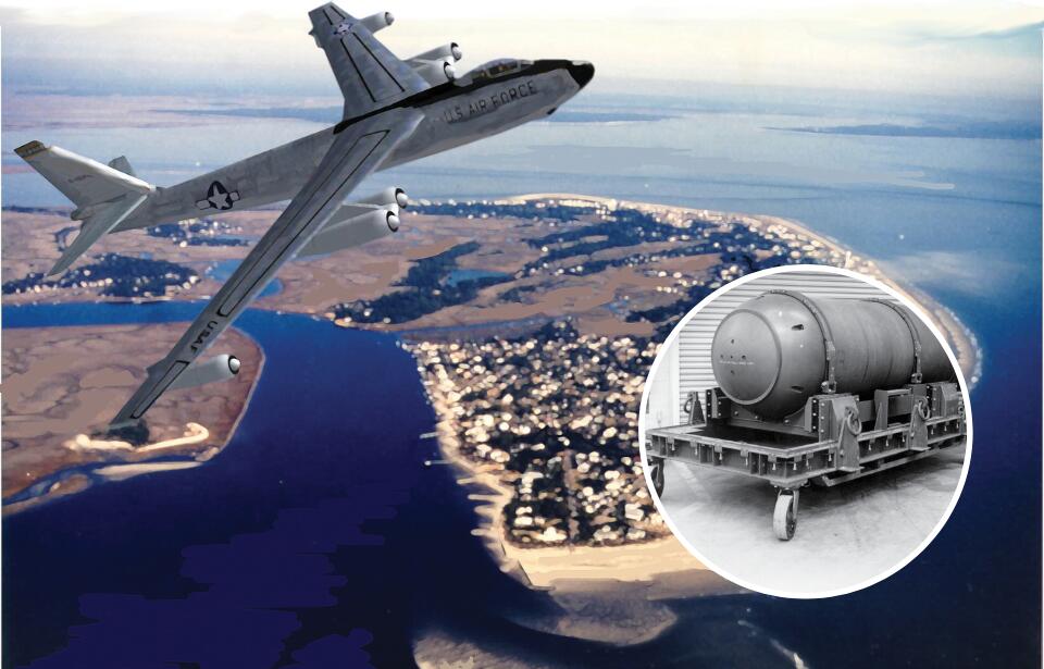 The U.S. Air Force released a Mark 15 thermonuclear bomb into the ...
