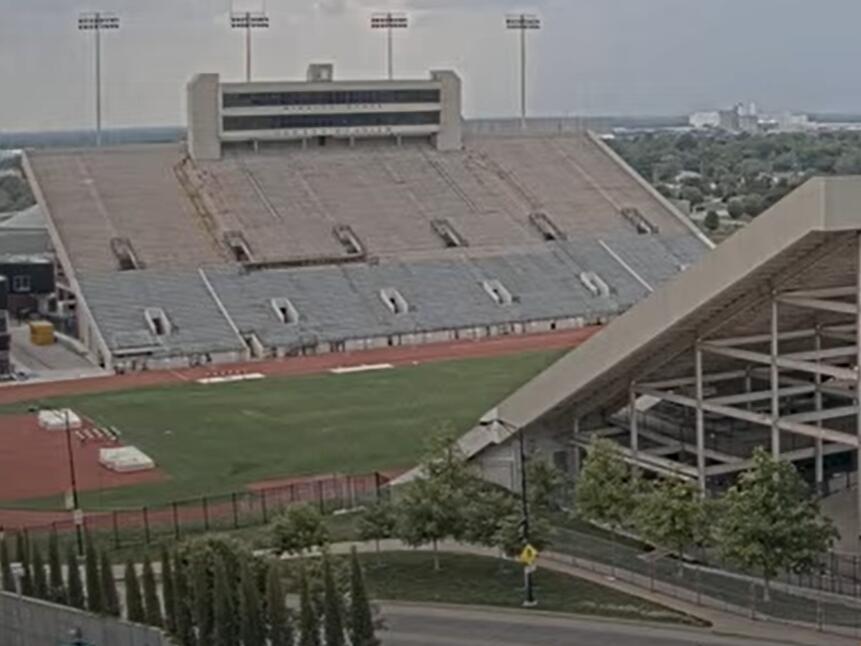 Cessna Stadium demolition underway