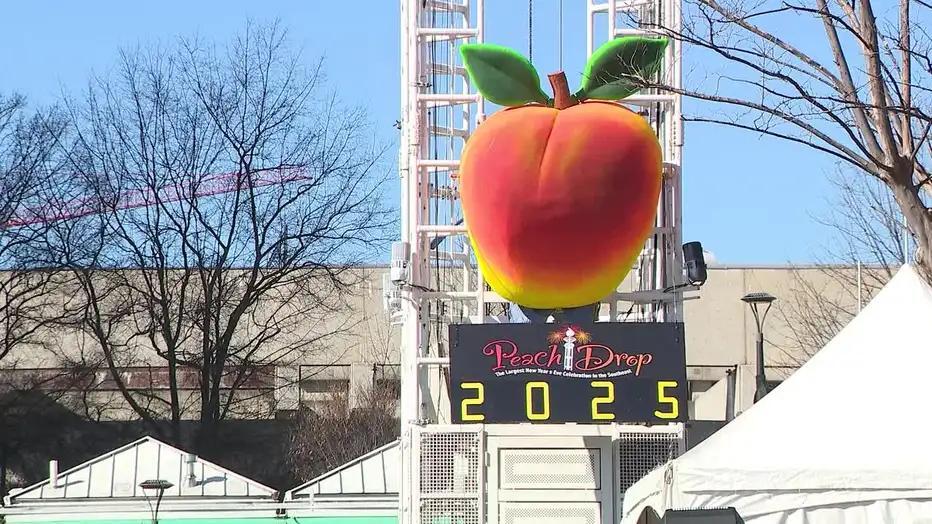 Peach Drop: Tens of thousands expected in downtown Atlanta to ring in 2025