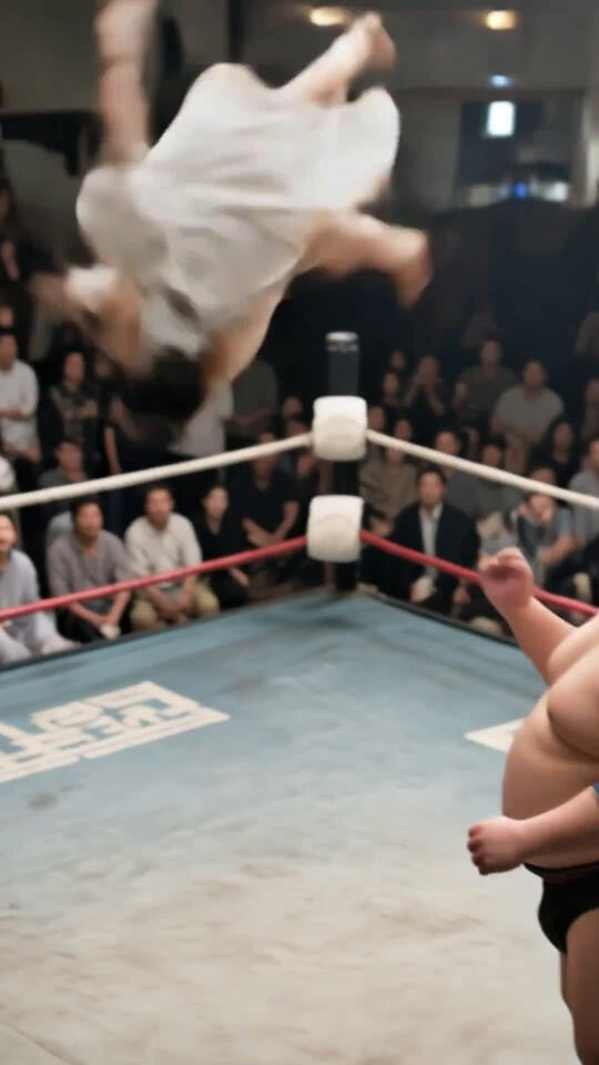 AI-generated: Kung Fu girl thrashes the sumo champion. #ai #kungfu # ...