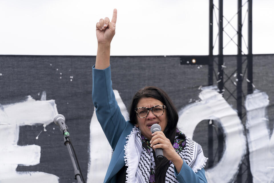 ‘Motherf*ckers, We Ain’t Going Anywhere’: Tlaib Gives Fiery Speech At ...