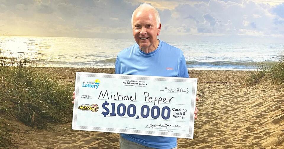 Wilmington man cashes in on big NC lottery win - NewsBreak