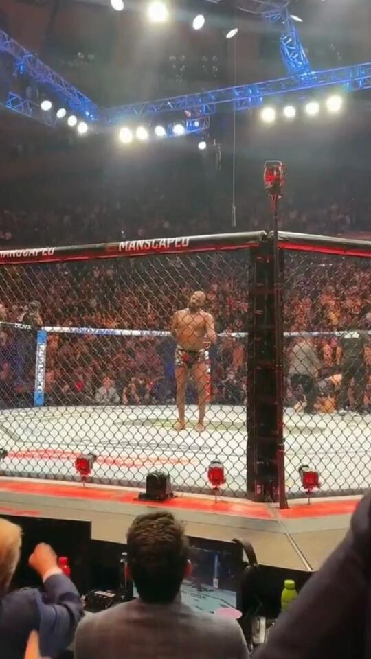 hit the 'Trump Dance' while pointing to a star-studded crowd featuring ...