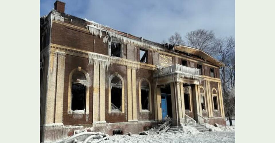 Fire damages Masonic hall in Greenville - NewsBreak