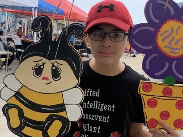 Speaking through his art; Corpus Christi boy uses gift to give back ...