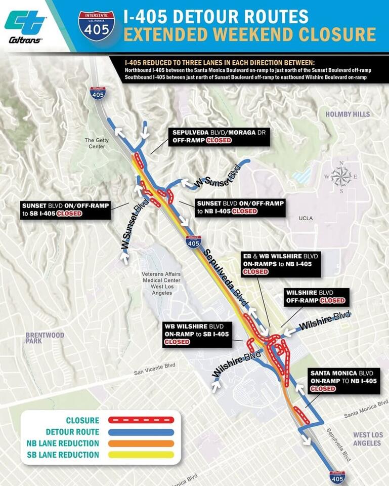 405 Freeway Closures Will Impact BH Residents Through Mid-2026 - NewsBreak