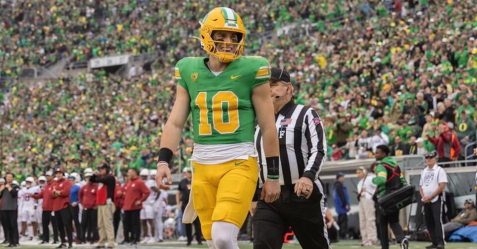 Oregon QB Bo Nix selected 12th overall by the Denver Broncos in 2024 ...