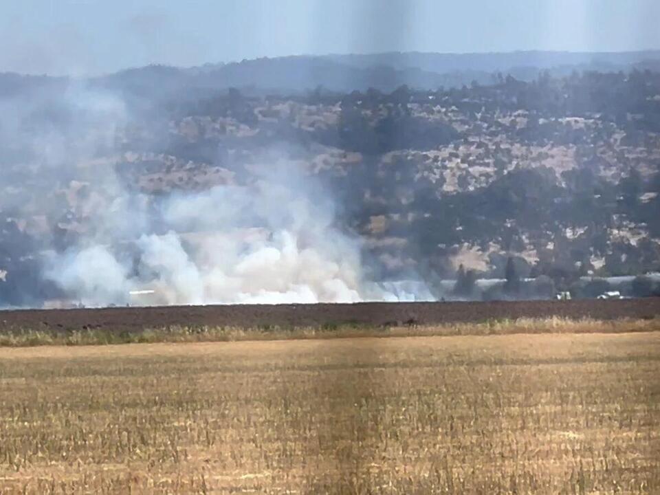 Chico Fire Department burning 185 acres of grass at Chico Airport