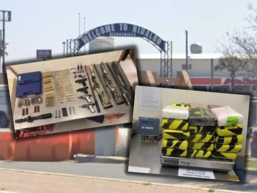 $1.4M in Drugs, Guns, and Ammo Seized by Texas Border Agents