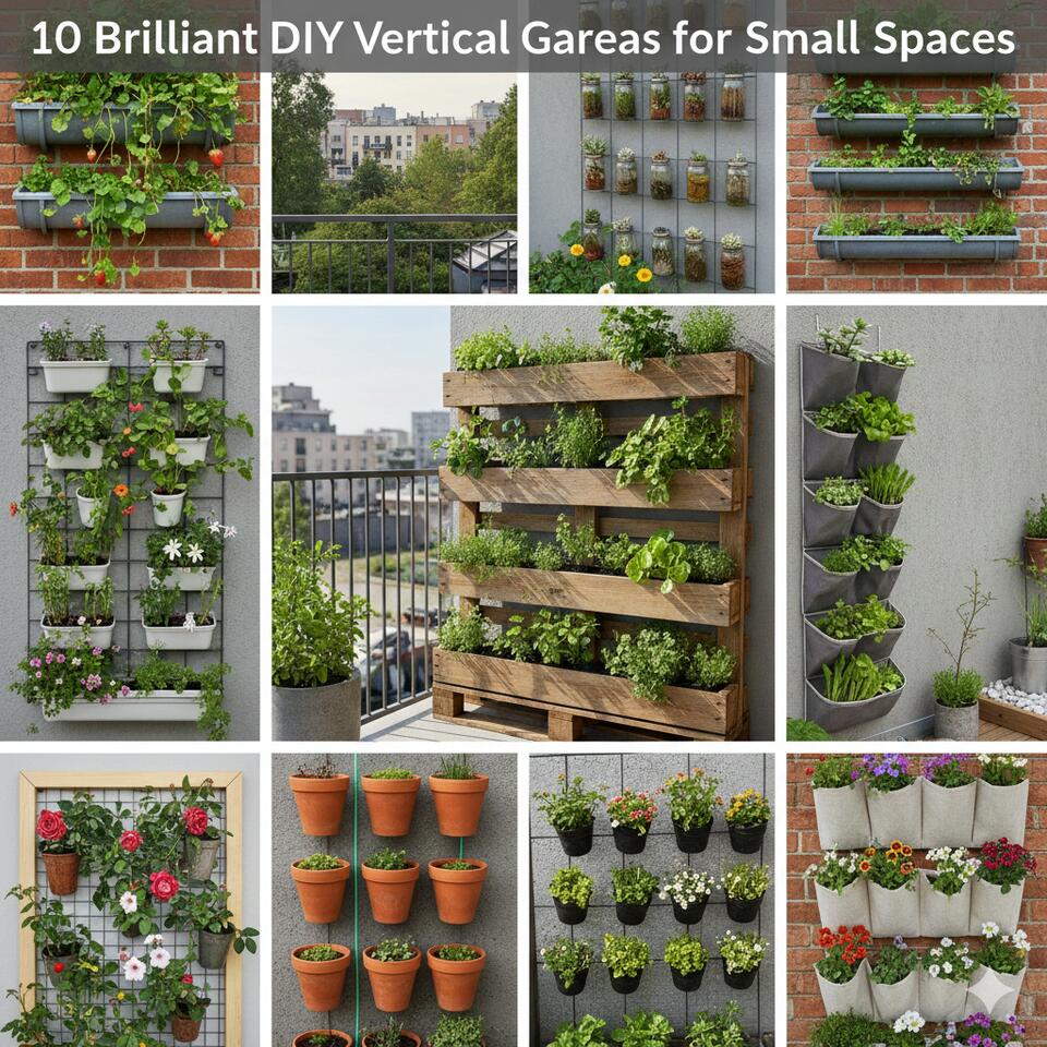 10 Brilliant DIY Vertical Garden Ideas for Small Spaces - NewsBreak