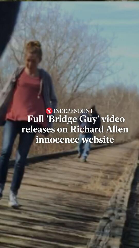 Full 'Bridge Guy' video releases on Richard Allen innocence website ...