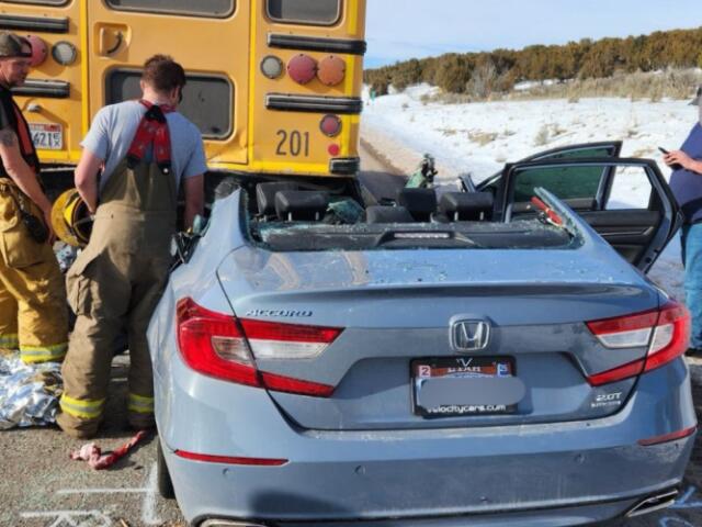 Driver dead after collision with school bus near Fairview - NewsBreak