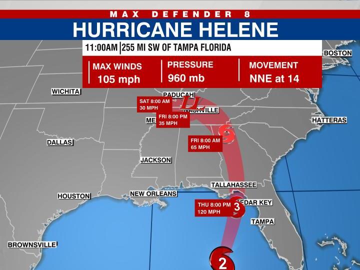 Helene now a Cat 3 hurricane; ‘unsurvivable’ storm surge expected in ...