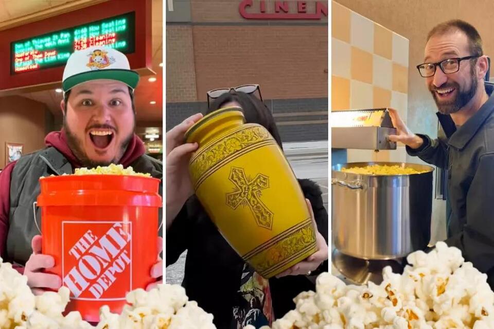 Movie Theater Tells Customers to Bring Their Own Popcorn Buckets; The ...