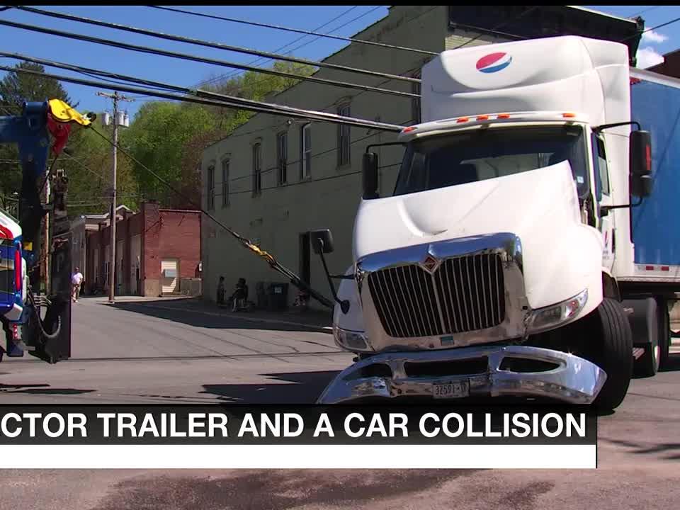 One Person Hurt In Crash Between Tractor Trailer Car