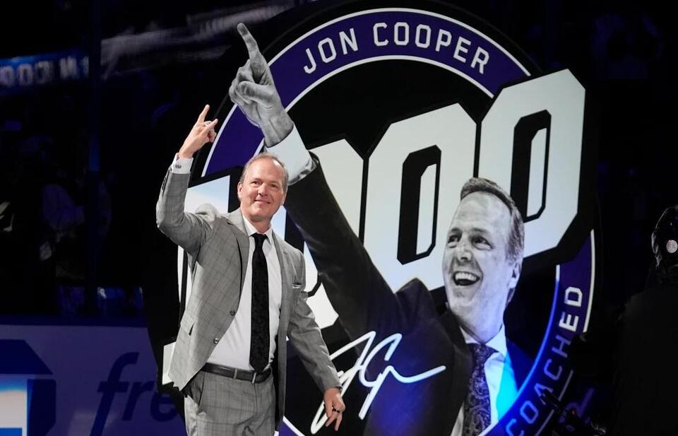 Lightning's Jon Cooper wins the Jack Adams Award as NHL coach of the ...
