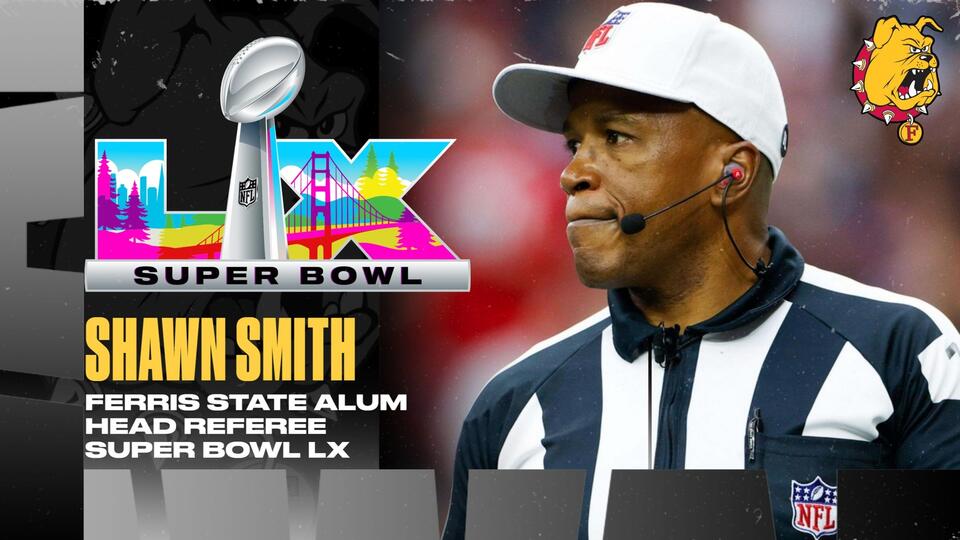 Ferris State Alum Shawn Smith Selected As Head Referee For Super Bowl ...