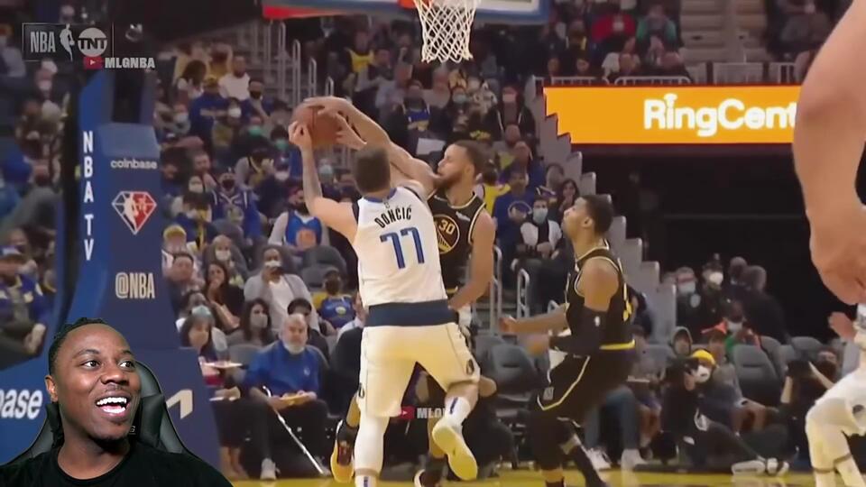 Steph Curry Blocked Luka Doncic Clean, But The Ref Called Foul ...