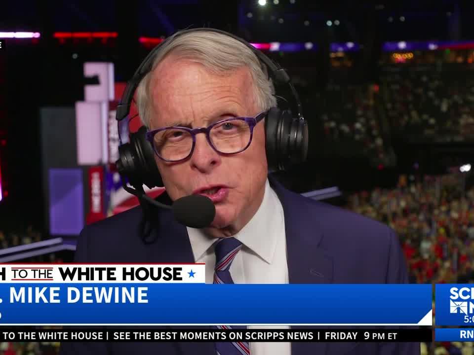 Scripps News speaks with Ohio Gov. Mike DeWine on JD Vance, party unity
