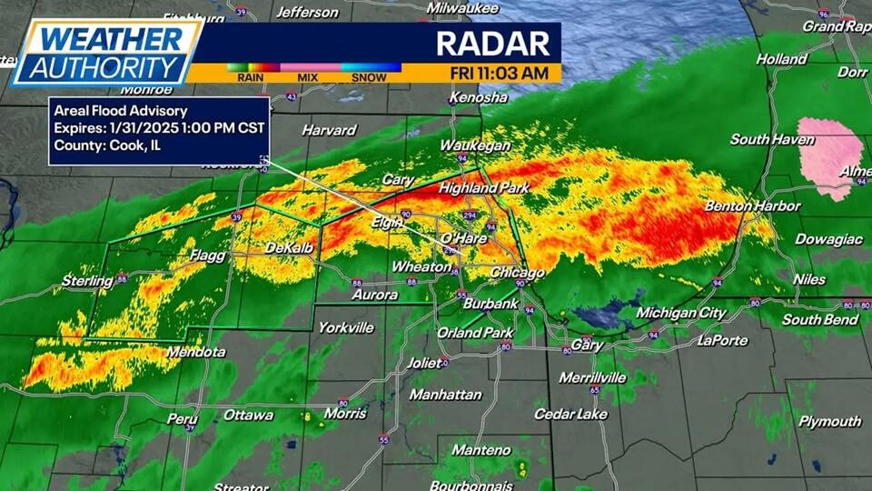 Chicago Flood Warning: Heavy rain before weekend warmup - NewsBreak