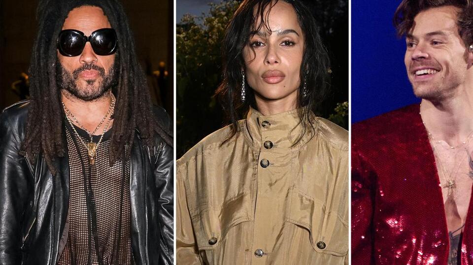 Why Lenny Kravitz Thinks Daughter Zoe and Harry Styles Are a 'Great ...