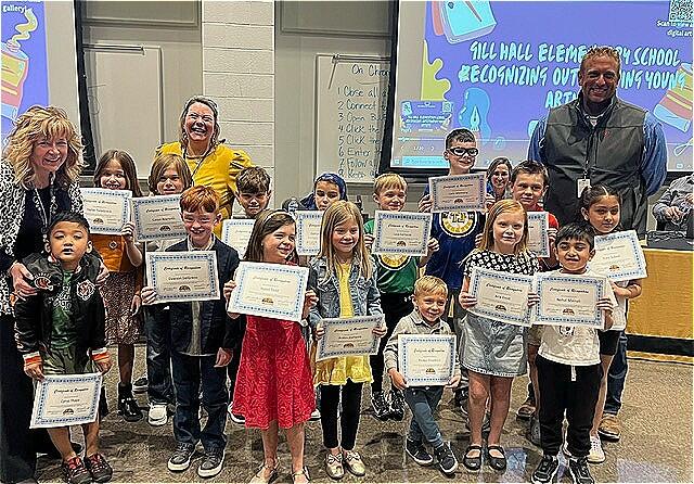 Gill Hall Elementary Artists Honored by WJHSD Board - NewsBreak