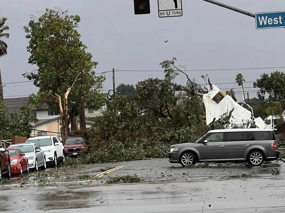 Severe weather hits Grover Beach Wednesday evening