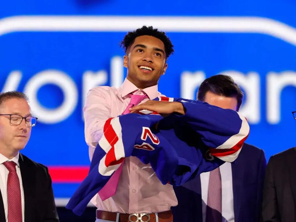 Rangers select defenseman EJ Emery in first round of 2024 NHL Draft