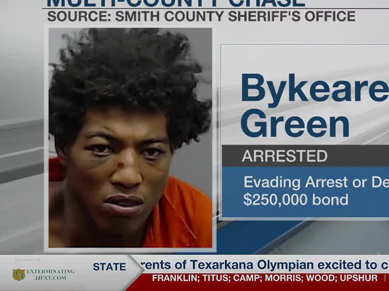 Teenager accused of shooting at deputy during Monday Smith County chase