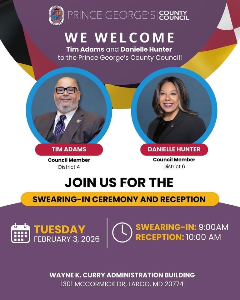 Swearing-In Ceremony and Reception for Tim Adams and Danielle Hunter ...