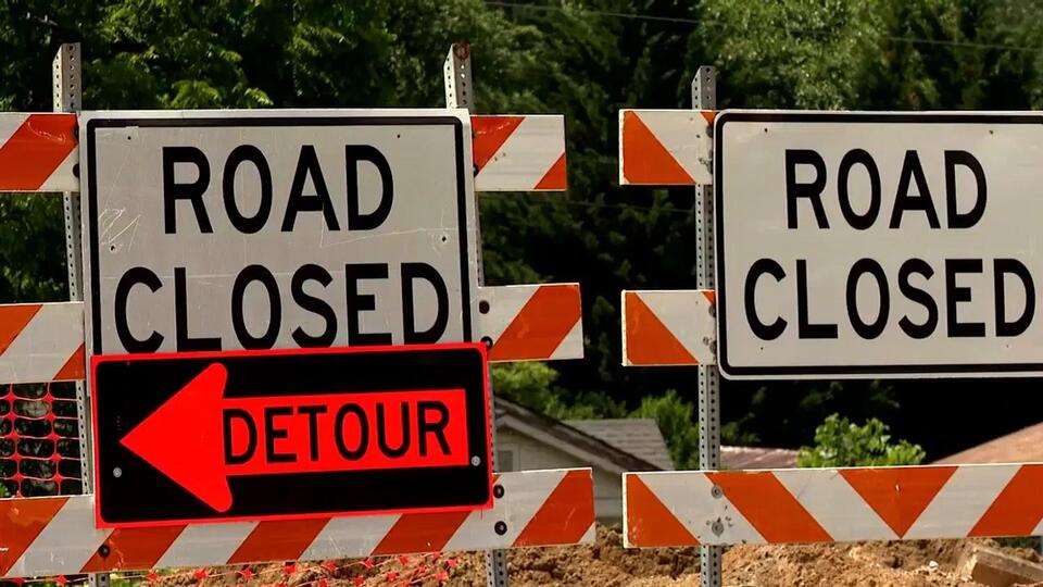 SH-80 closed near Hulbert as crews tackle flood impact; closure may ...