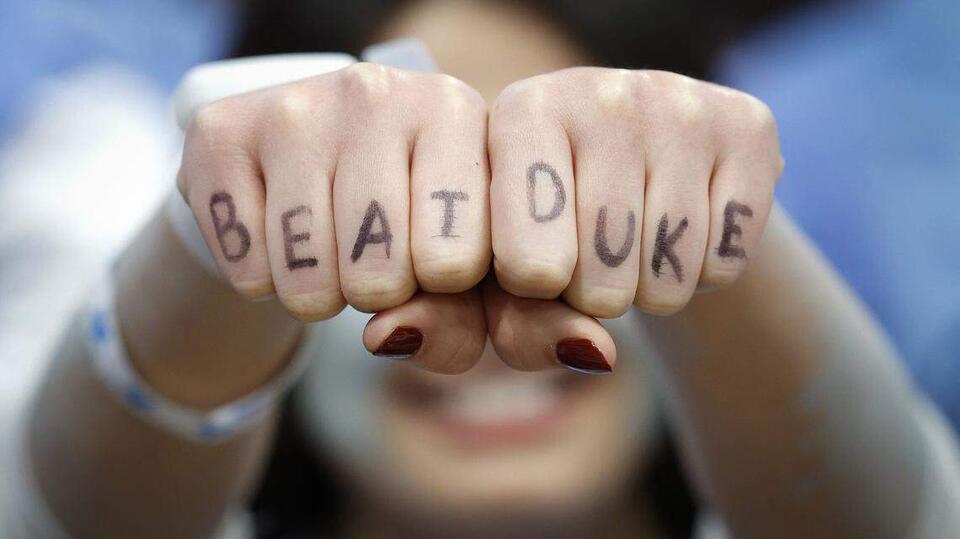 Photos: Duke and North Carolina battle in college basketball rivalry ...