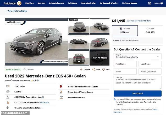 EV dream turns to nightmare as Americans face a very nasty shock when ...