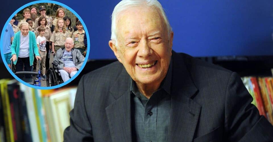Jimmy Carter Joined Grandson’s Scout Troop On A Walk Before Entering ...