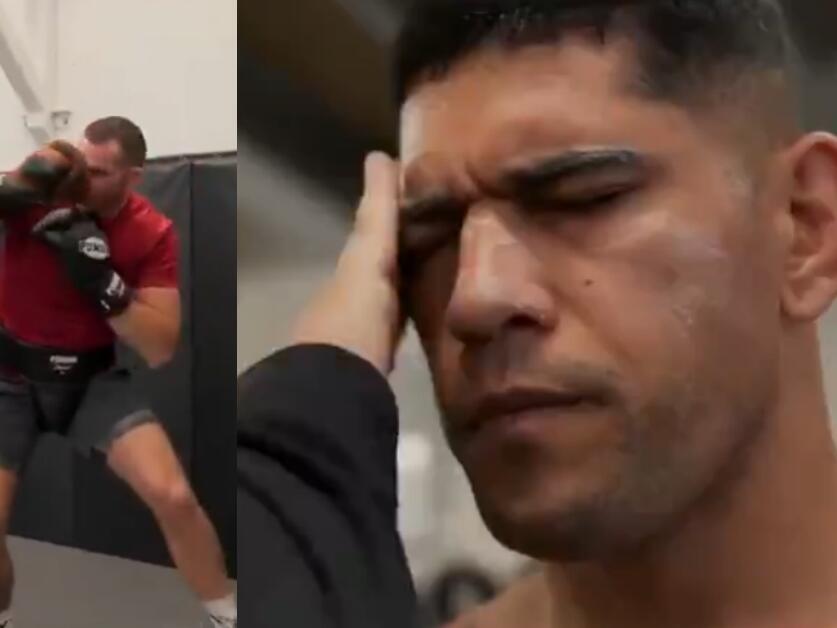 Video – Alex Pereira spars 6ft 6in heavyweight boxing star before UFC ...