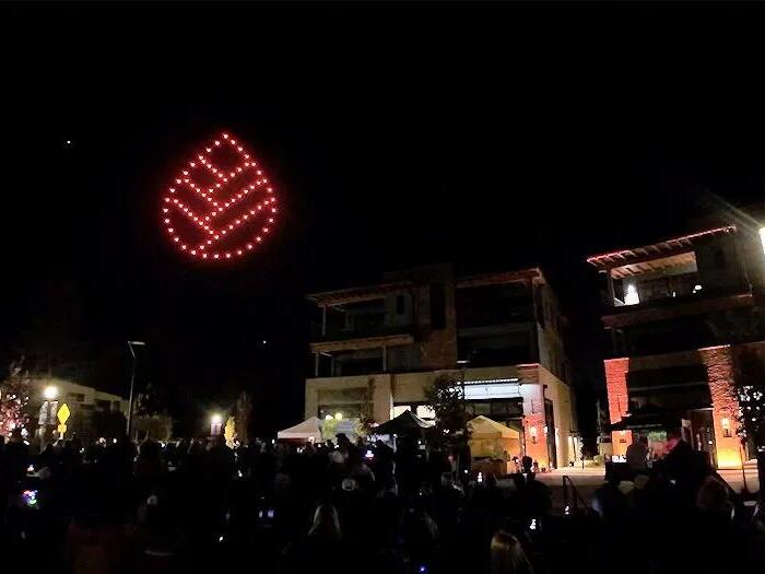 Discovery Corner celebrates completion with a drone show and a chance ...