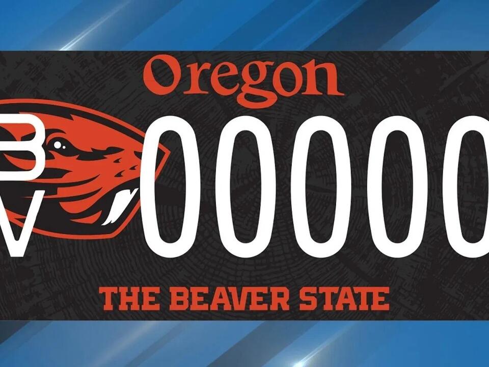 New Oregon State University specialty license plate unveiled