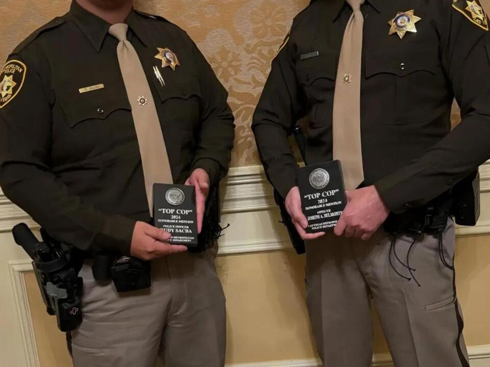 LVMPD officers receive special honor during 'Top Cops' Awards Ceremony