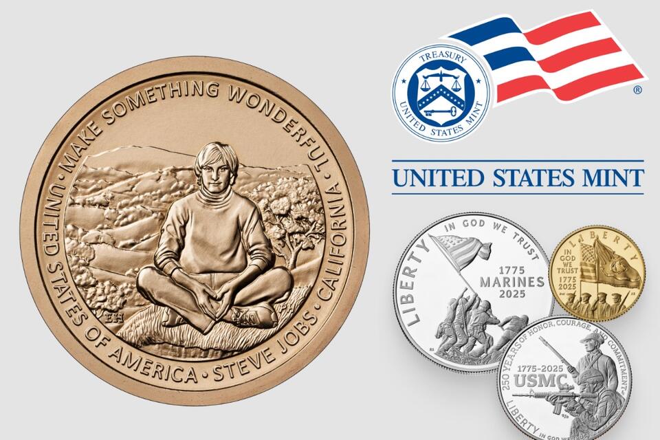 U.S. Mint Honors Steve Jobs with 2026 American Innovation $1 Coin ...