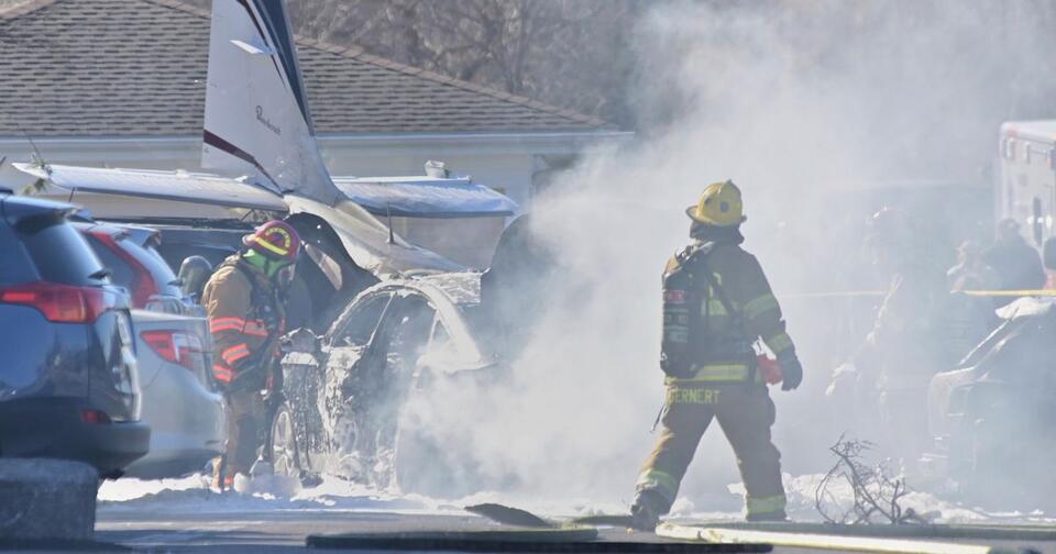 10 Pictures show twisted wreck after Pennsylvania plane crashes in ...