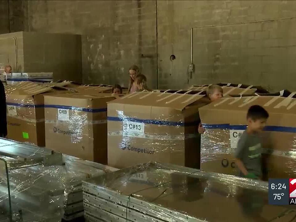 Olympic Trials Pool Arrives in Fort Wayne