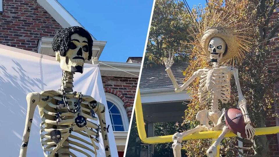‘Bad Boney' Halloween display in Massachusetts celebrates the rapper in ...