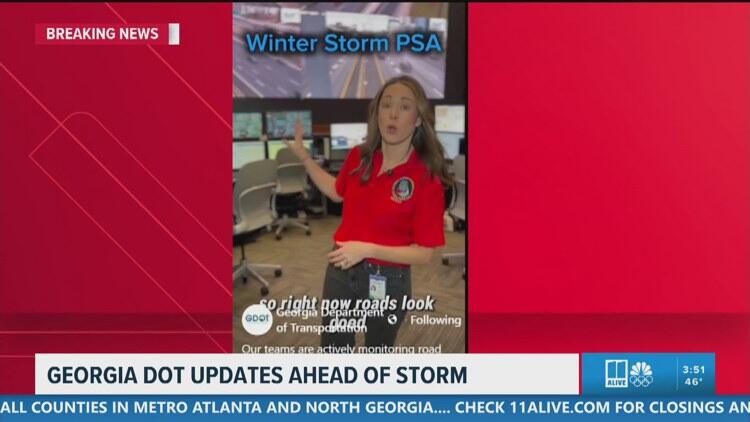 GDOT updates ahead of winter storm - NewsBreak