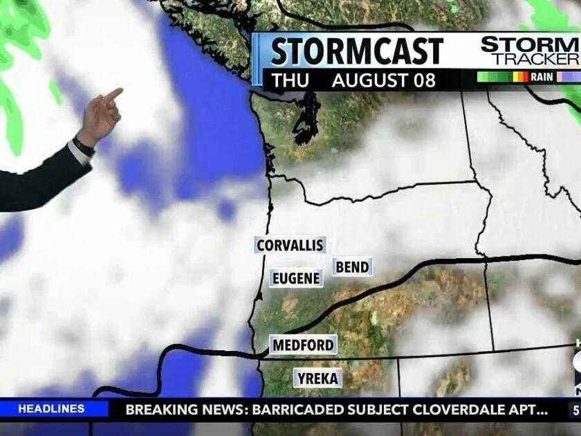 Short Wave Trough, Temps Up and Down