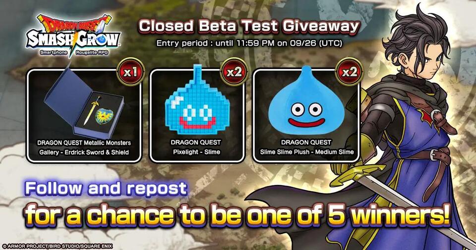 Dragon Quest Smash/Grow Announced as Mobile Roguelite RPG, Closed Beta ...