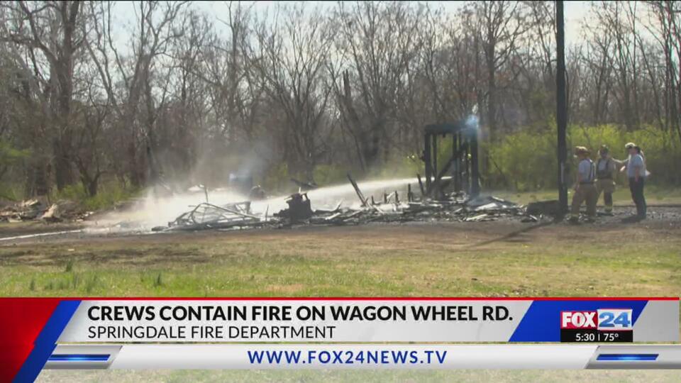 Crews respond to fire on Wagon Wheel Road in Springdale - NewsBreak