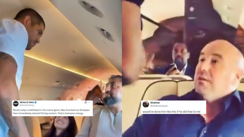 Internet Goes Wild As Alex Pereira Recreates Dana White And Mike Tyson ...